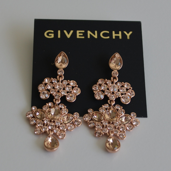 Givenchy | Jewelry | Givenchy Rose Gold Chandelier Drop Earrings | Poshmark
